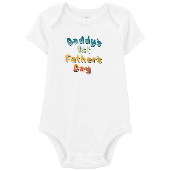 Carter's | One Pieces | Nwt Baby Carters Daddys St Fathers Day Bodysuit | Poshmark